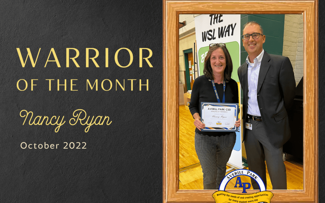 District Warriors of the Month Named for October 2022 | Averill Park ...